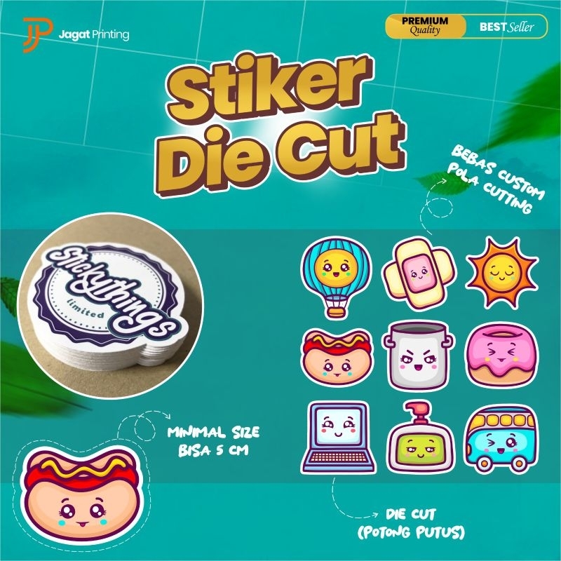 Jual Stiker Die Cut / Cutting Putus | Stiker Mirror/Vinyl A3+ dan ...