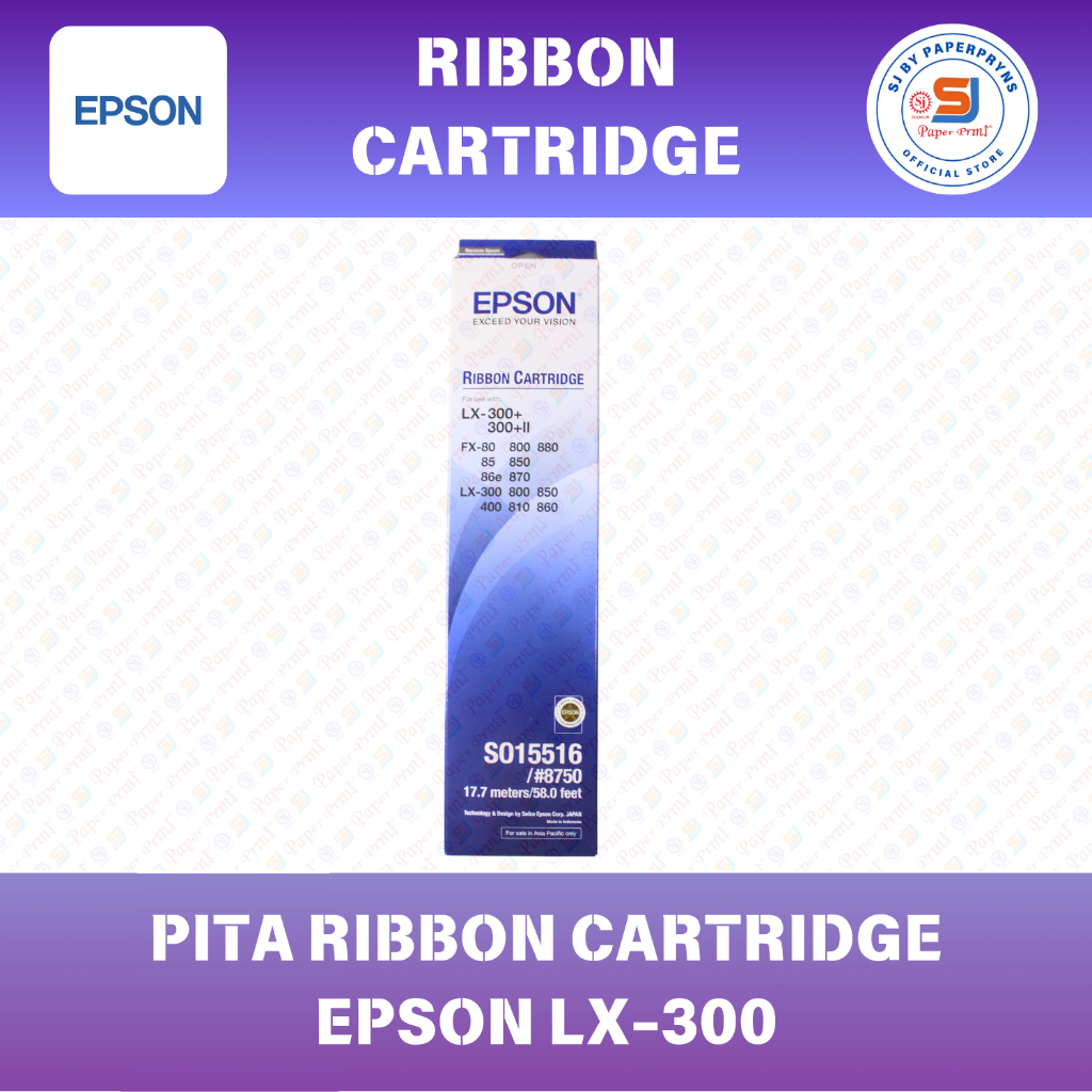 Jual Ribbon Cartridge Pita Printer Epson LX-300 [ORIGINAL] | Shopee ...