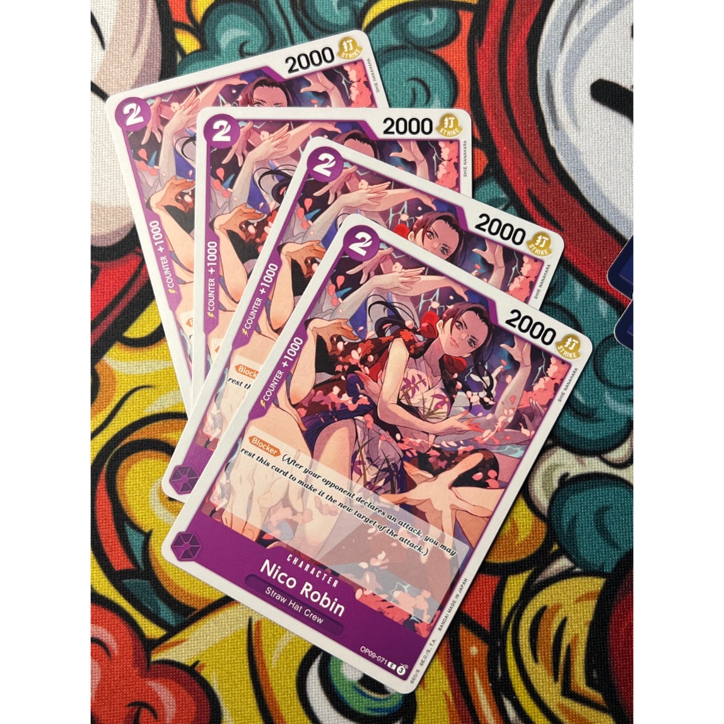 Jual OP09 - 071 Nico Robin C ENGLISH PURPLE One Piece TCG Playset | Shopee Indonesia