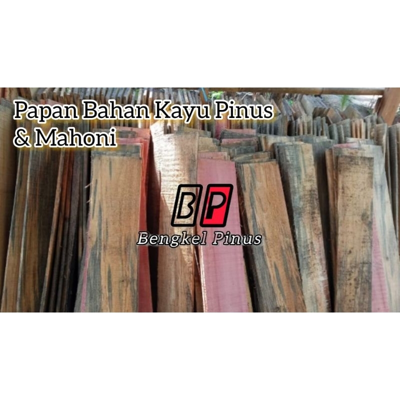Jual PAPAN KAYU PINUS DAN MAHONI BAHAN MENTAHAN 1METER | Shopee Indonesia