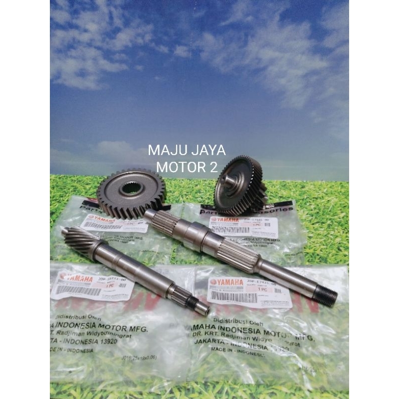 Jual GIGI RASIO (SET 4PCH) 2DP NMAX 155 OLD AEROX 155 OLD, ORI LOKAL ...