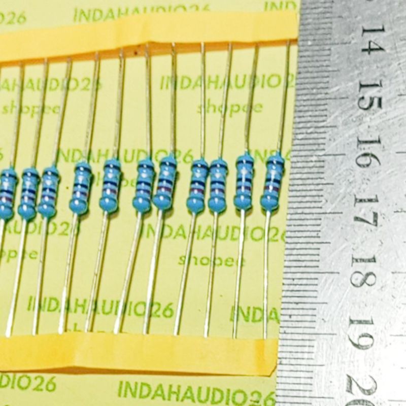 Jual taiwan 8R2 1/2W 1% metal film kaki tebal tembaga resistor 8.2 ohm 1/2w 1 persen setengah ...