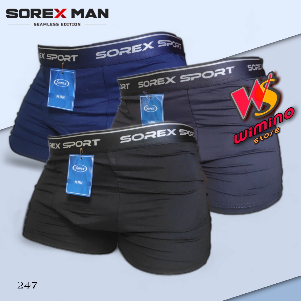 Jual W247 Sorex Sport Celana Dalam Boxer Pria Dewasa Dan Remaja, Boxer ...