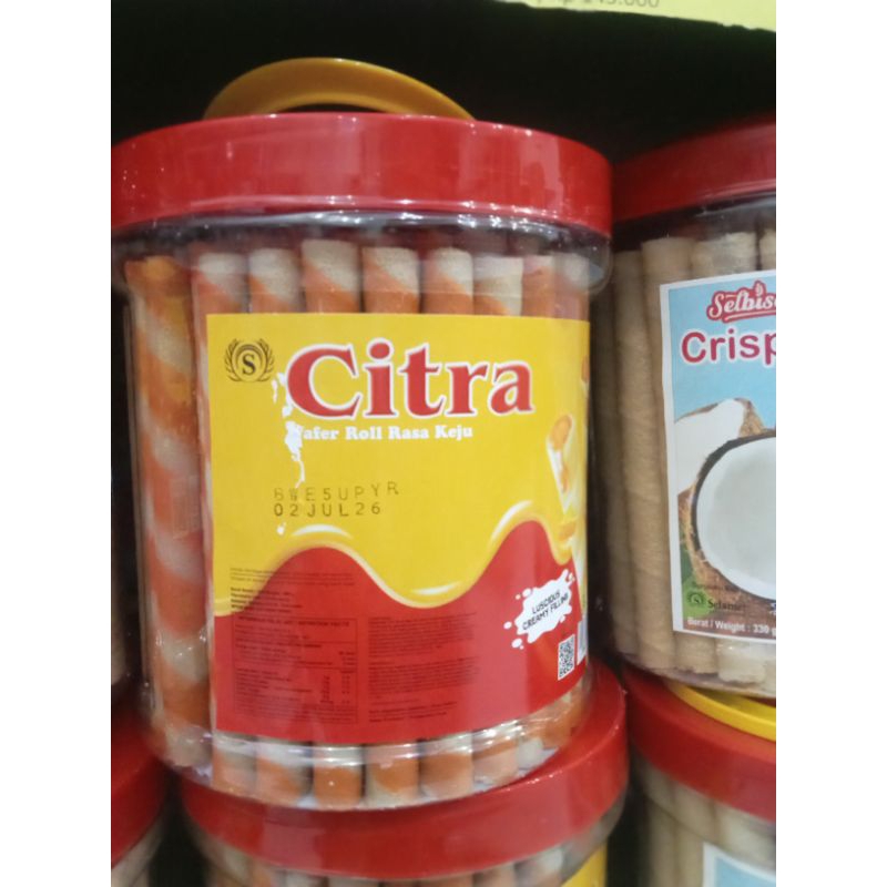 Jual Citra Wafer Roll rasa keju 480gr | Shopee Indonesia