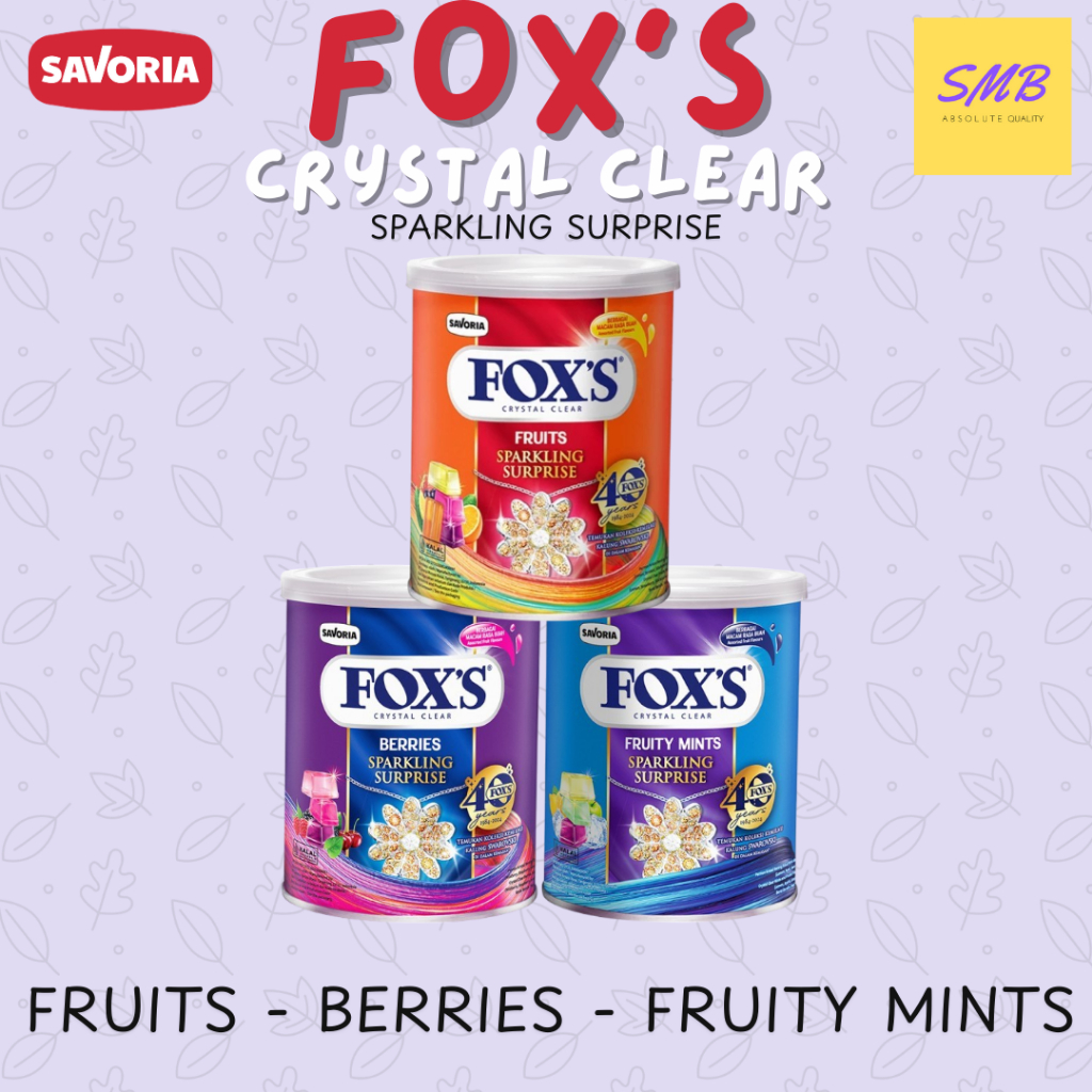 Jual Permen Kristal Bening FOXS Kaleng Crystal Clear Aneka Rasa Lebaran ...