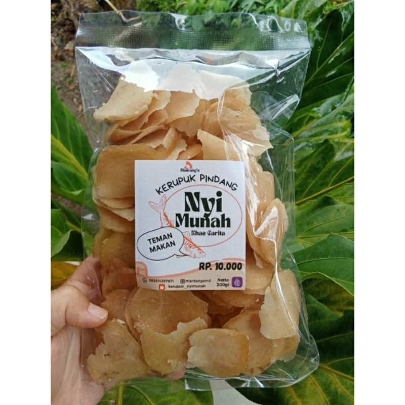 Jual Kerupuk Pindang Nyi Munah Khas Carita 200gr | Shopee Indonesia