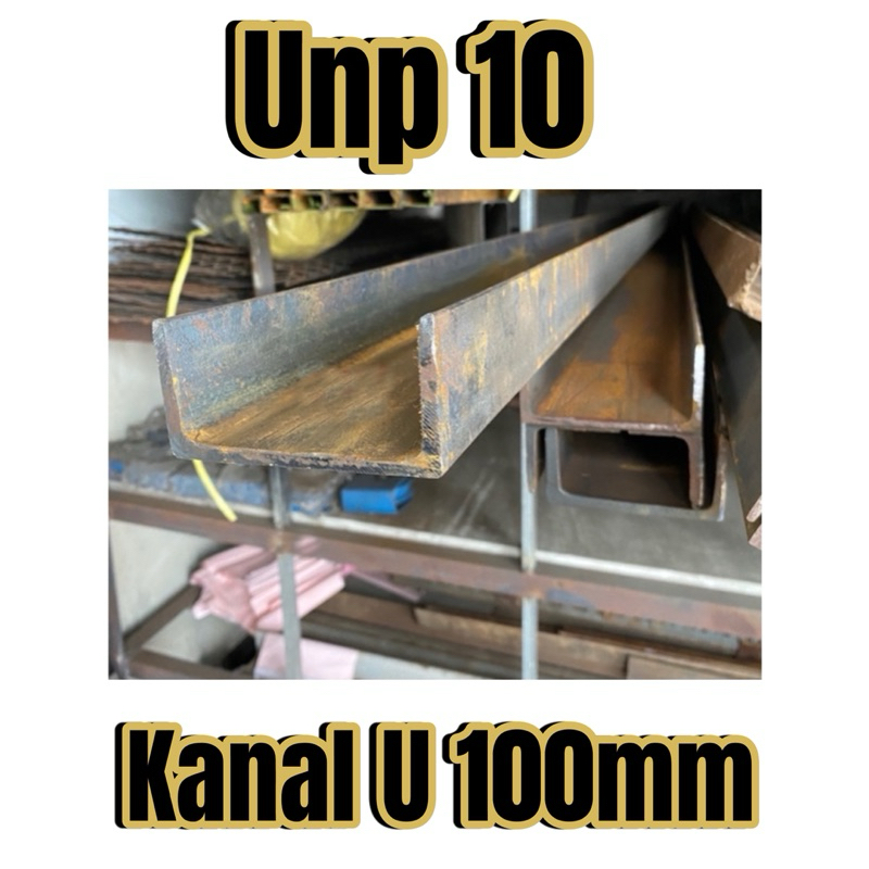 Jual Unp 10 kanal U 100mm . besi baja Unp multifungsi , ukuran tersedia ...