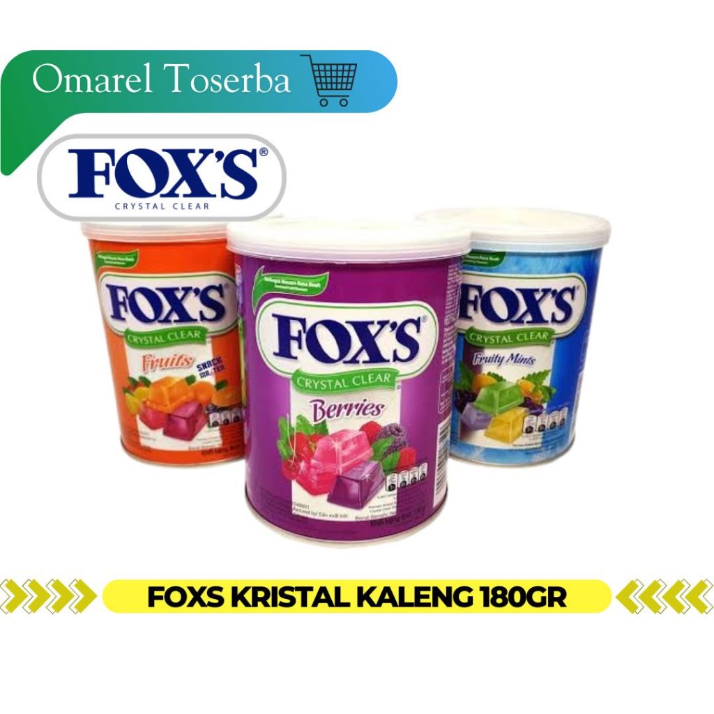 Jual PERMEN FOXS CRISTAL KALENG | Shopee Indonesia