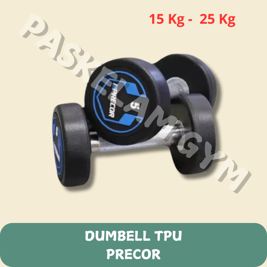 Jual PREMIUM Dumbell TPU Plat Beban Dumbbell Barbell 15 kg - 25 kg ...