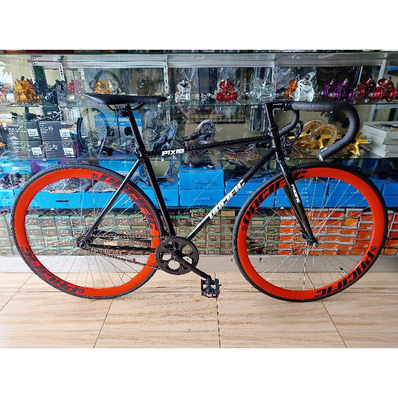Jual Sepeda Fixie Pacific 700C Torpedo Steel Black New | Shopee Indonesia