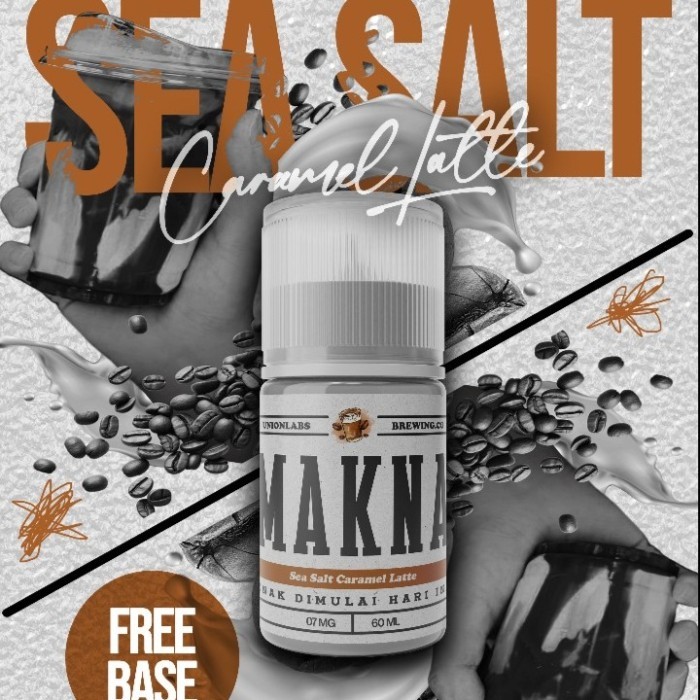 Jual MAKNA V3 SEA SALT CARAMEL LATTE 60ML BY UNIONLABS | Shopee Indonesia