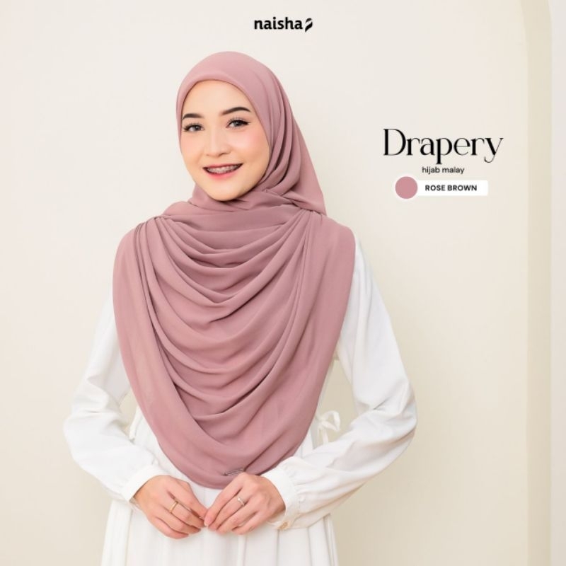 Jual Drapery Hijab Malay By Naisha | Shopee Indonesia