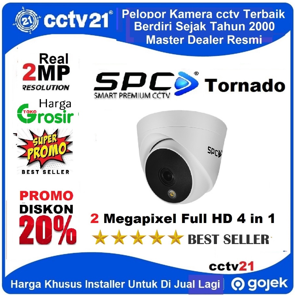 Jual Camera CCTV SPC TORNADO / Full HD 2MP Harga Lagi Diskon 20% cctv21 ...