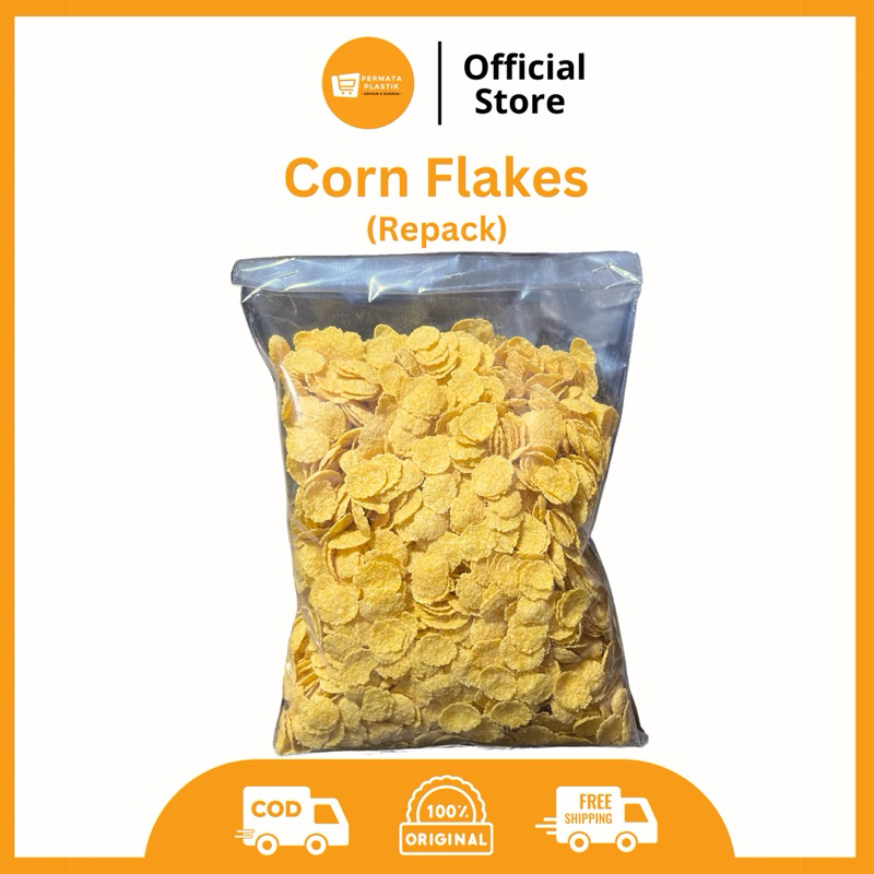Jual [Khusus Instant] Cornflakes Sereal Jagung Emping Jagung Cereal ...