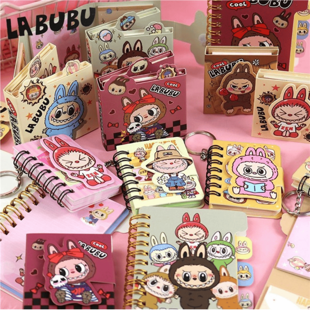 Jual {Labubu/Lotso/Bear} Mini Note Book Lipat Karakter Labubu/Lotso ...