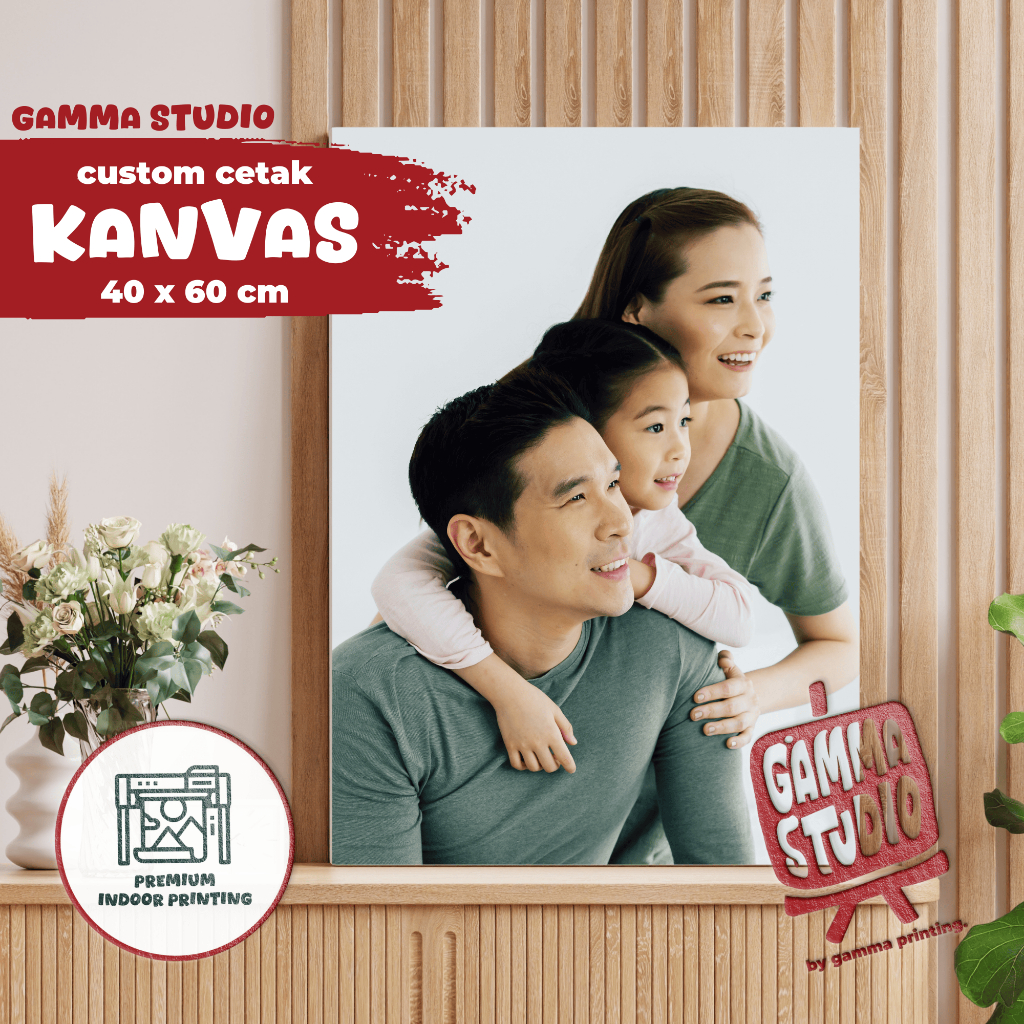 Jual Cetak Foto Kanvas 40x60 Cm / Canvas Photo Print + Spanram ( Rangka ...