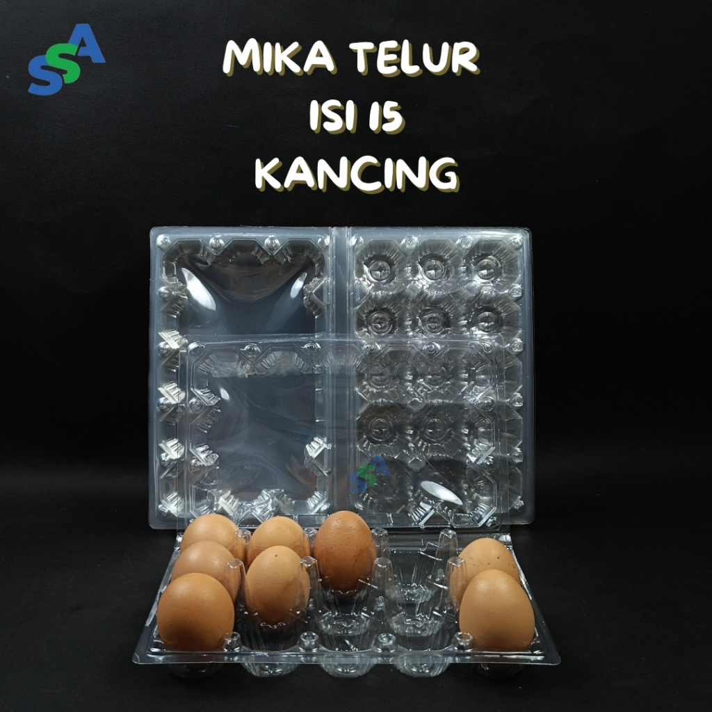Jual MIKA TELUR ISI 15 / MIKA TELUR BENING / MIKA TELUR KANCING / MIKA ...