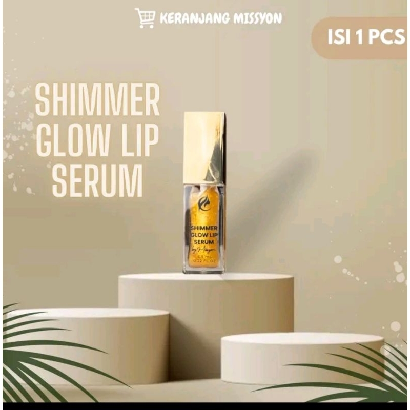 Jual MISS YON - 1 PCS SHIMMER GLOW LIP SERUM WITH 53 % AVOCADO OIL YONI ...