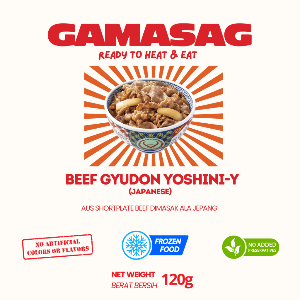 Jual GAMASAG BEEF GYUDON YOSHINI-Y MENU PRAKTIS BUKA PUASA DAN SAHUR ...