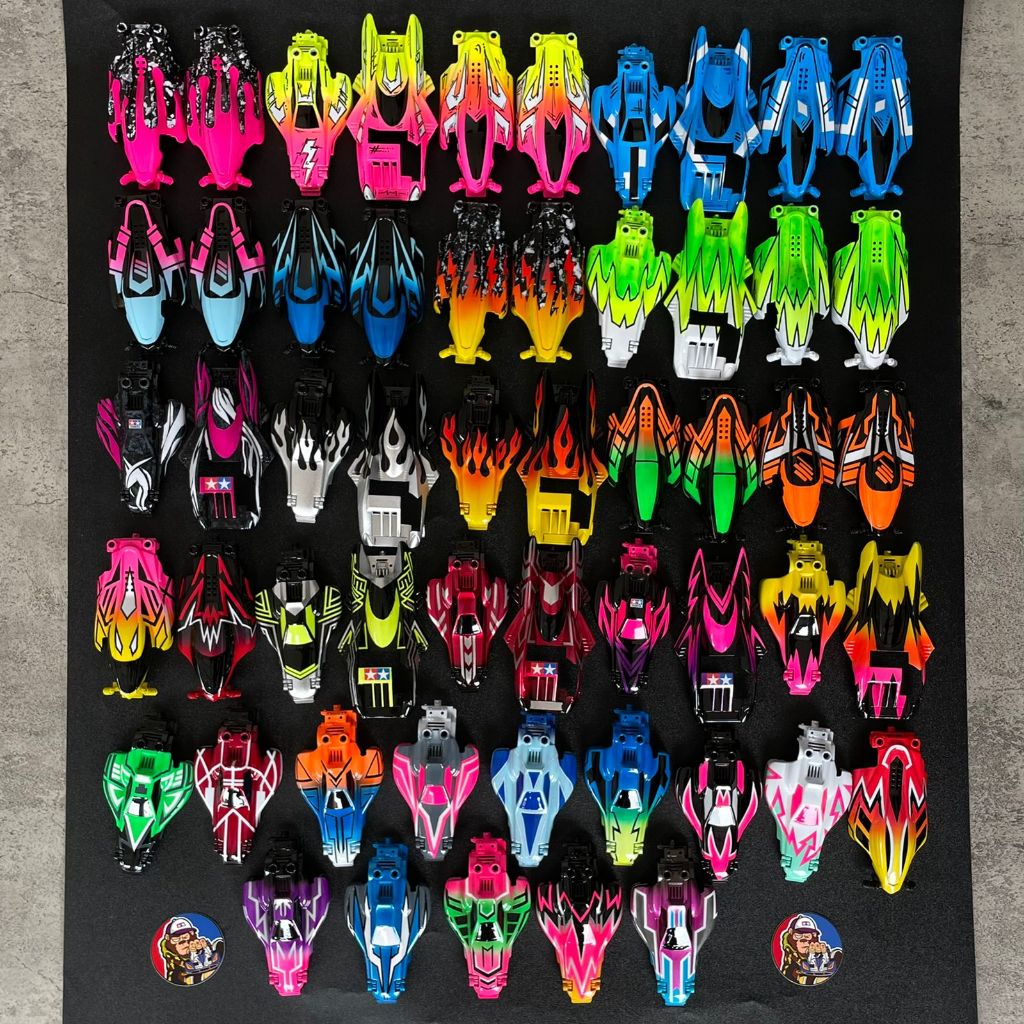 Jual Custom Paint Body Tamiya - Astute / Strato Vector / Crimson Glory ...