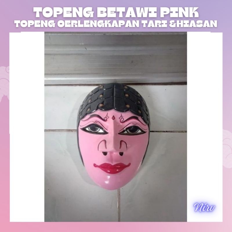 Jual Topeng Panji Betawi Pink /TOPENG TARI | Shopee Indonesia