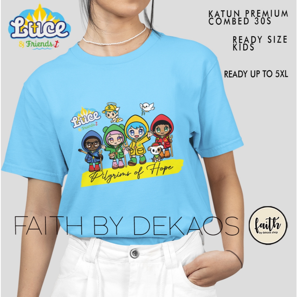 Jual KAOS LUCE JUBILEE YEAR 2025 TAHUN YUBELIUM TSHIRT PILGRIMS OF HOPE ...