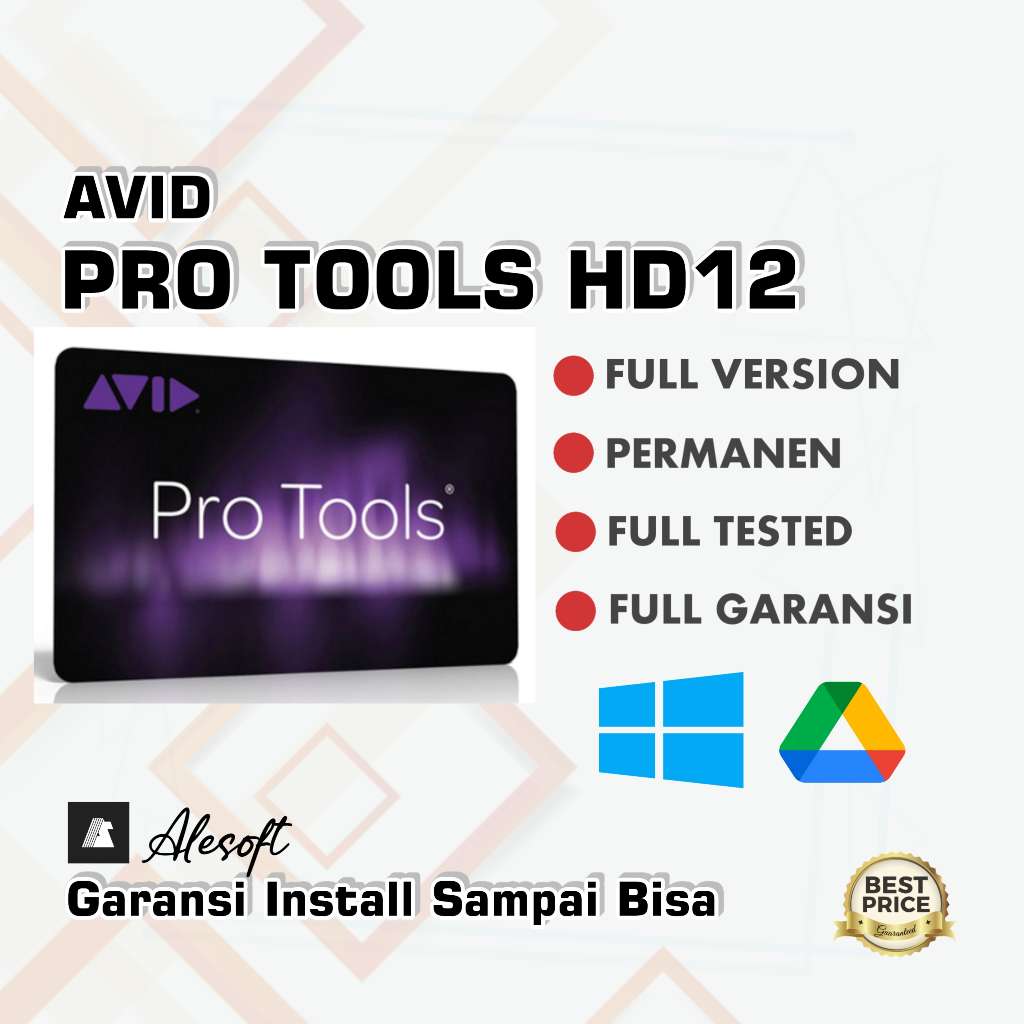Jual Avid Pro Tools HD v12 Full Version | FULL ACTIVATED (INSTALL MUDAH) | Shopee Indonesia