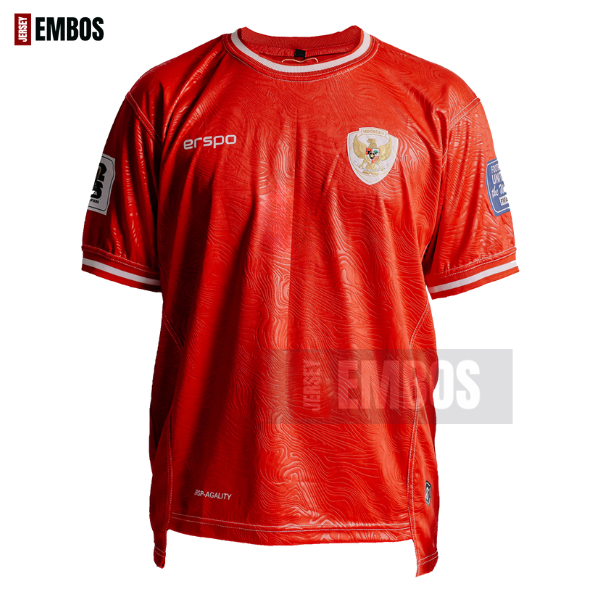 Jual Jersey Timnas Indonesia Erspo Dewasa Merah 2024 Tersedia Big size ...