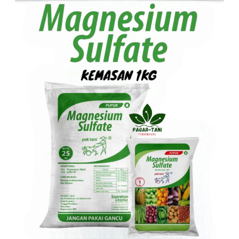 Jual PUPUK MAGNESIUM SULFAT CAP PAK-TANI 1KG ORIGINAL KEMASAN PABRIK | Shopee Indonesia