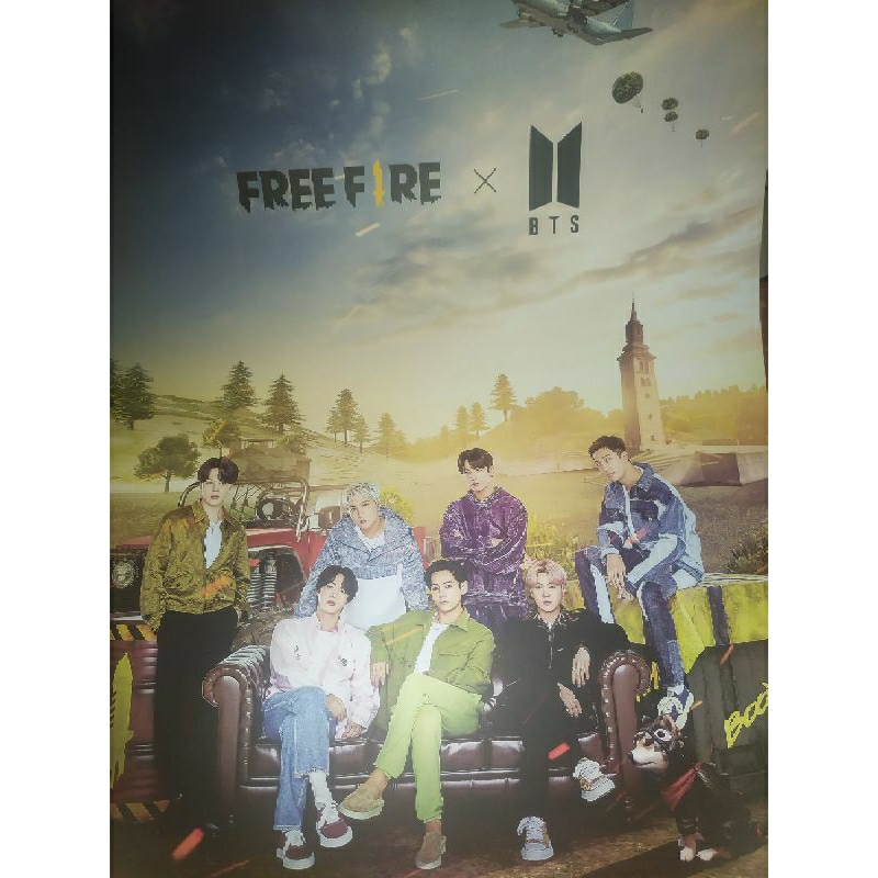 Jual POSTER FREE FIRE×BTS 2022 LIMITED EDITION!!! (baca desk) | Shopee ...