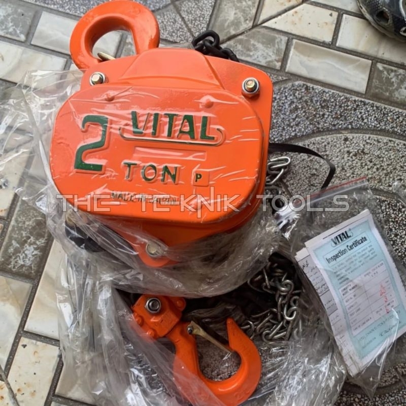 Jual Chain Block VITAL 2 Ton x 20 Meter Takel Manual Made In Japan | Shopee Indonesia