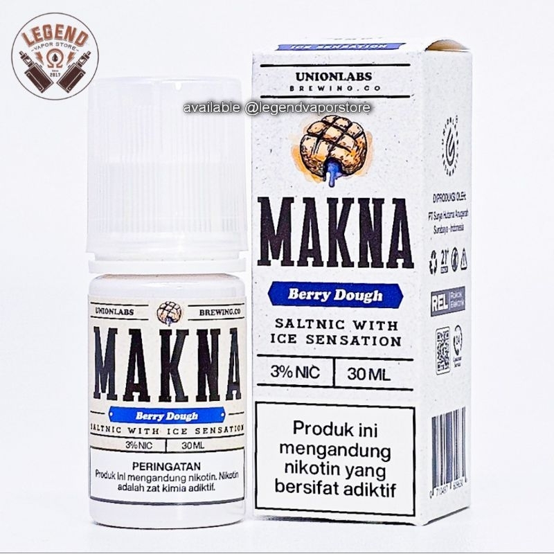 Jual SALT NIC - LIQUID MAKNA V1 Berry Dough Blueberry Donut 30ML 30MG ...