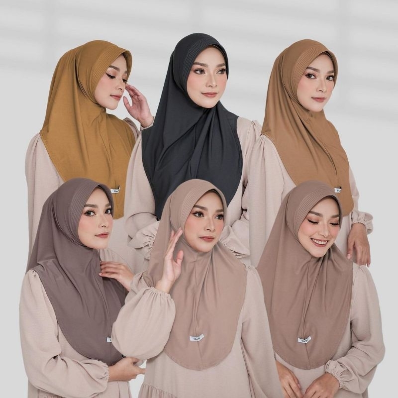 Jual Dhinda Hijab - Daily Hijab Instan Size M (Jersey Ity Terbaik) Bergo Hamidah Ternyaman mirip ...