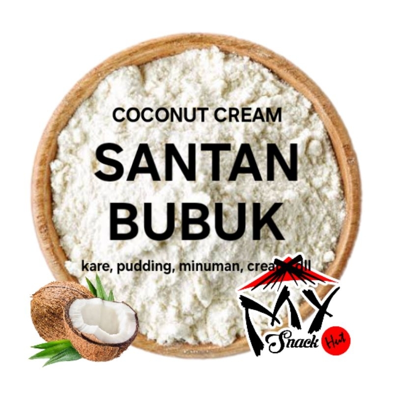 Jual SANTAN BUBUK 250GR COCONUT CREAM MILK POWDER KARE OPOR ICE CREAM ...