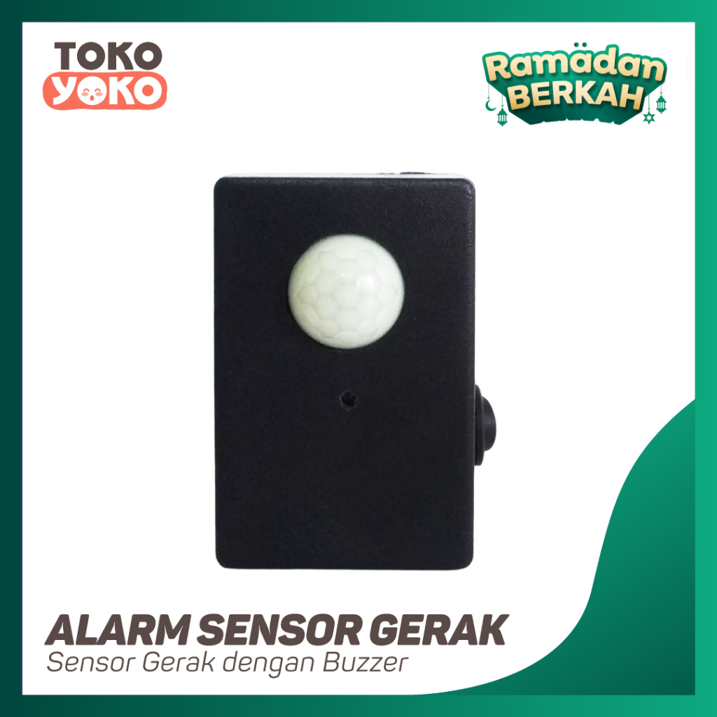 Jual Alarm Sensor Gerak dengan Buzzer (PIR Motion Detector) | Tokoyoko ...
