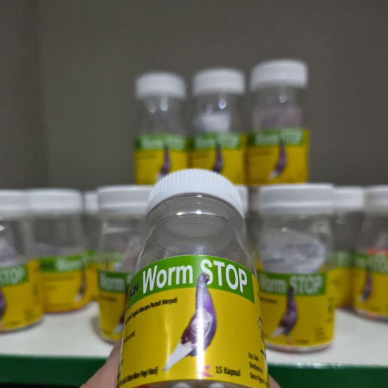 Jual Worm Stop Baron Merpati isi 15 kapsul | Shopee Indonesia