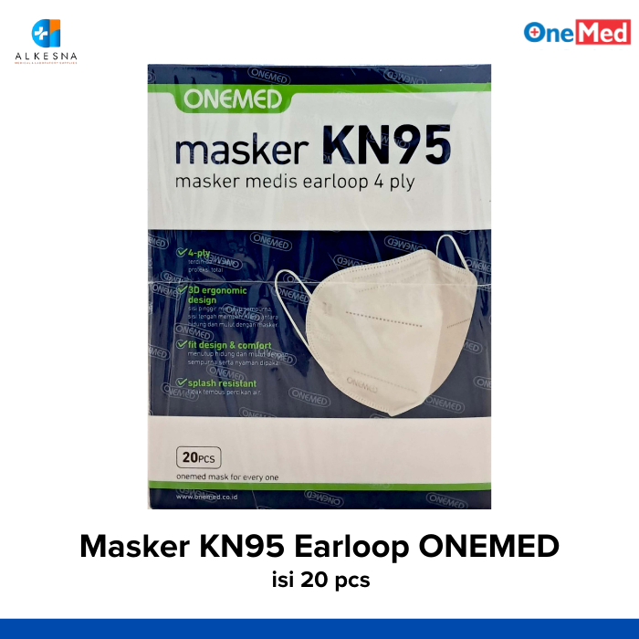 Jual Masker KN95 ONEMED 1 Box isi 20 pcs | Shopee Indonesia