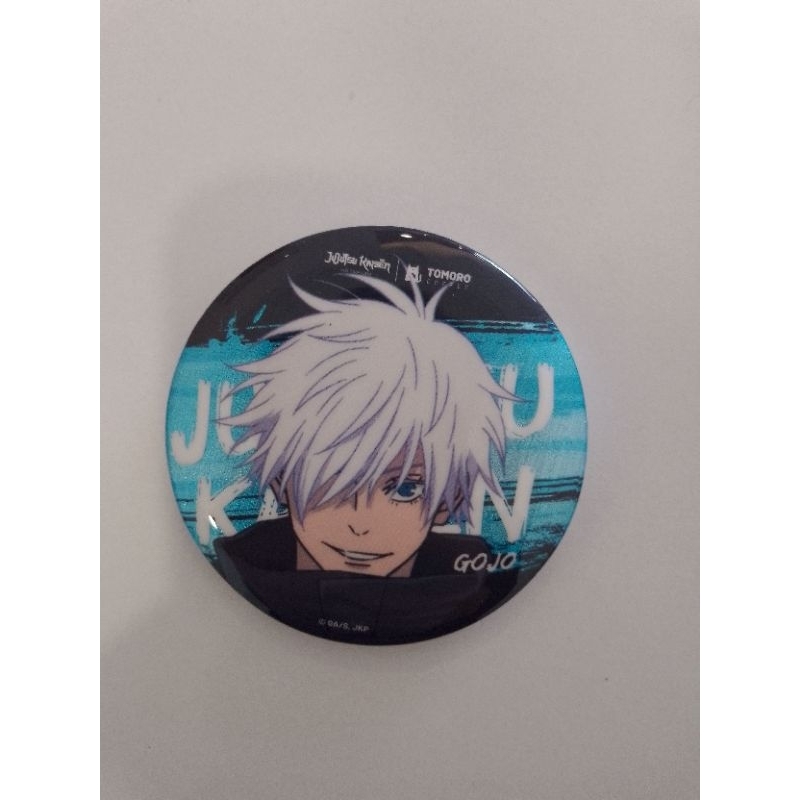 Jual jujutsu Kaisen badge pin gojo x tomoro coffee free paperbag ...