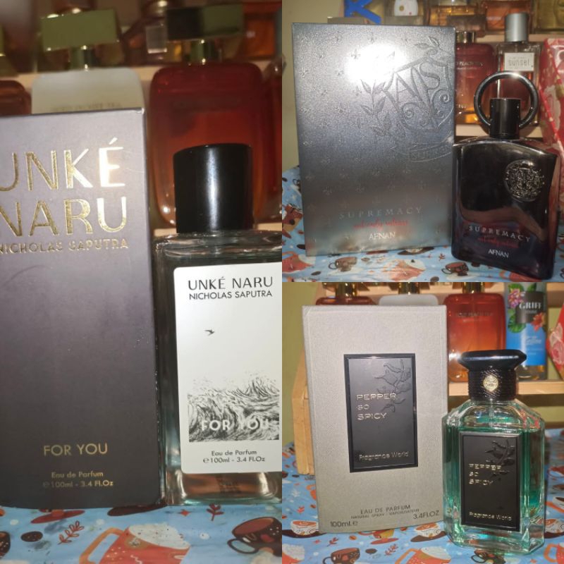 Jual Take All parfum preloved, Afnan Snoi, unke Naru for you & FW ...