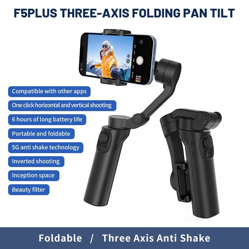 Jual F5 Plus 3-Axis Smartphone Gimbal Stabilizer Anti-Shake Handheld ...