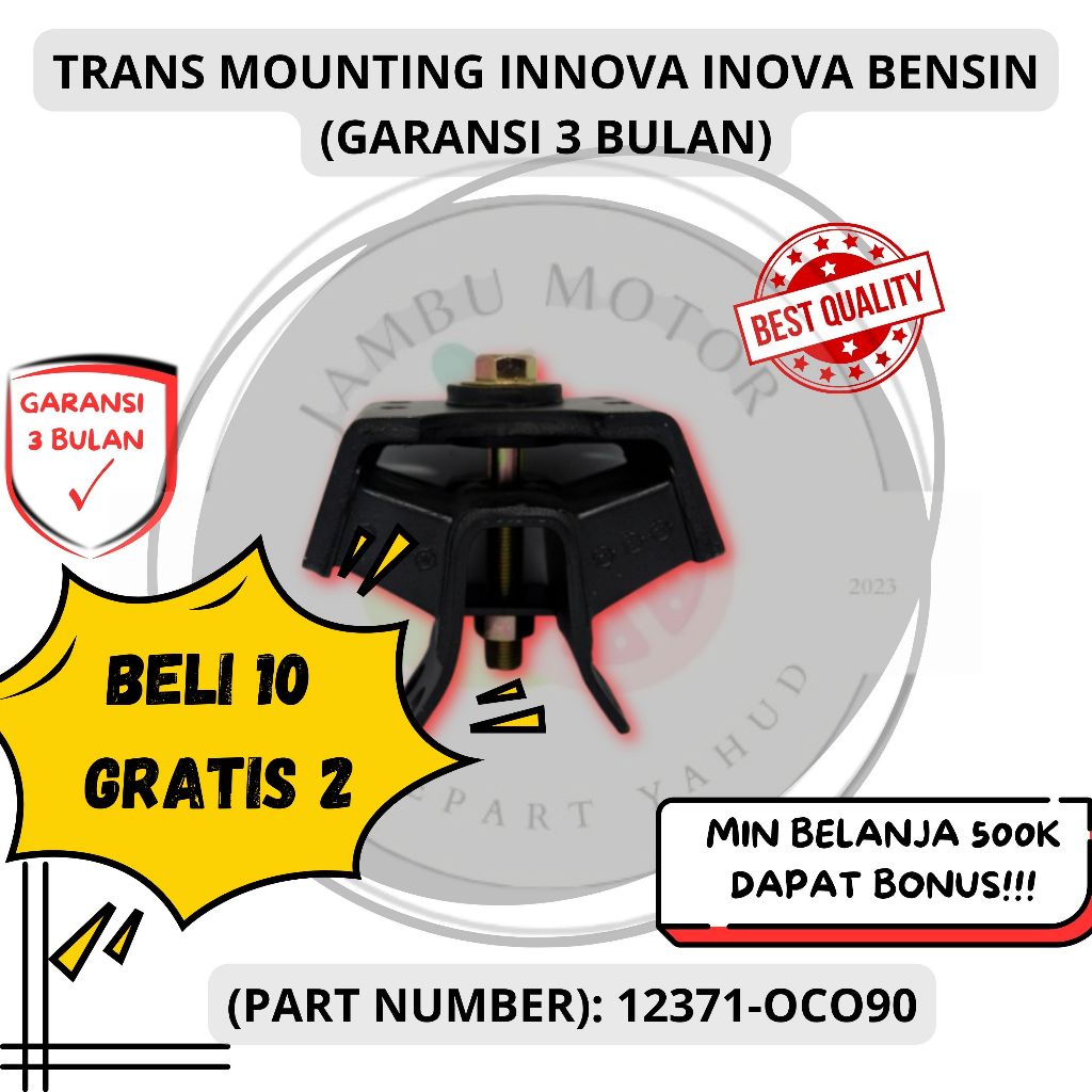 Jual TRANS MOUNTING INNOVA INOVA BENSIN 12371-OCO90 (GARANSI 3 BULAN ...