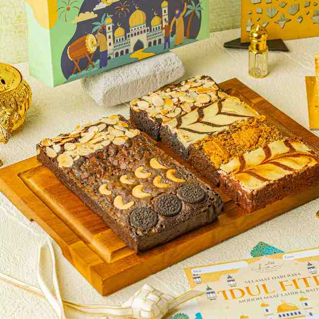 Jual Brownies Fudgy Dark Chocolate Chan Patisserie Size 20x10cm ...