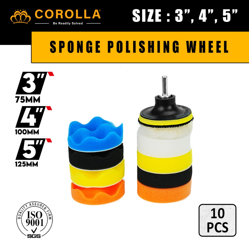 Jual Corolla Busa Poles 10 Pcs 3 Inch / 4 Inch / 5 Inch Sponge ...