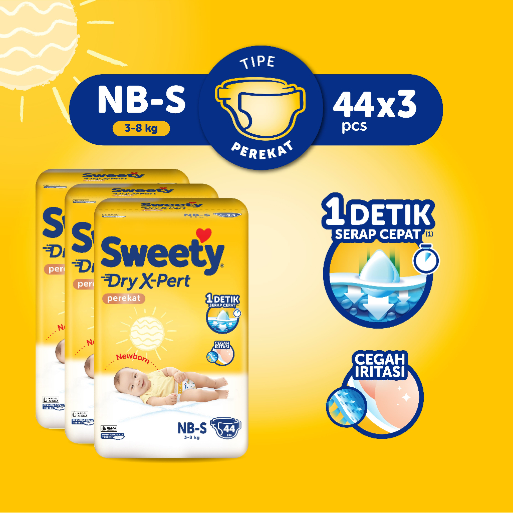 Jual Sweety Bronze Xpert Comfort NB-S 3x44s | Shopee Indonesia