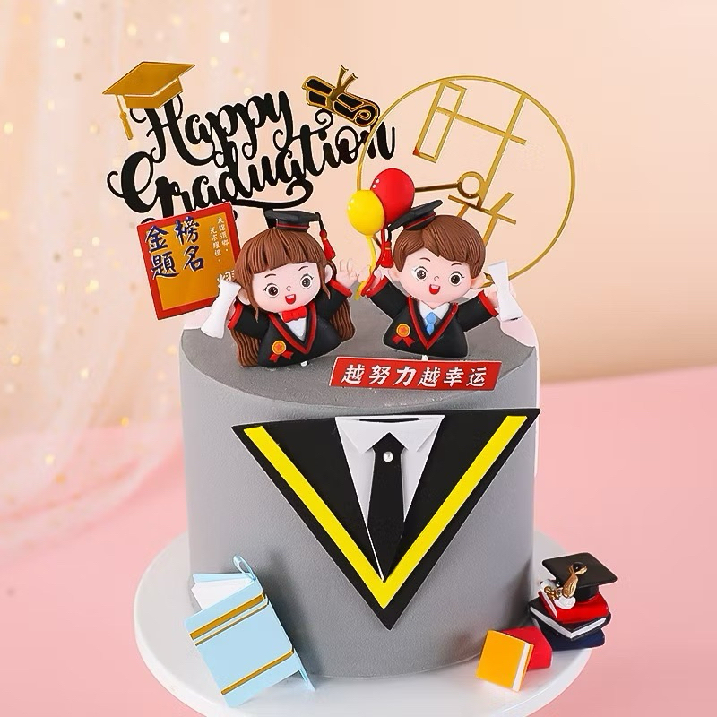 Jual TOPPER HIASAN KUE ANAK SEKOLAH / TOPPER KUE BOY GIRL / WISUDA ...