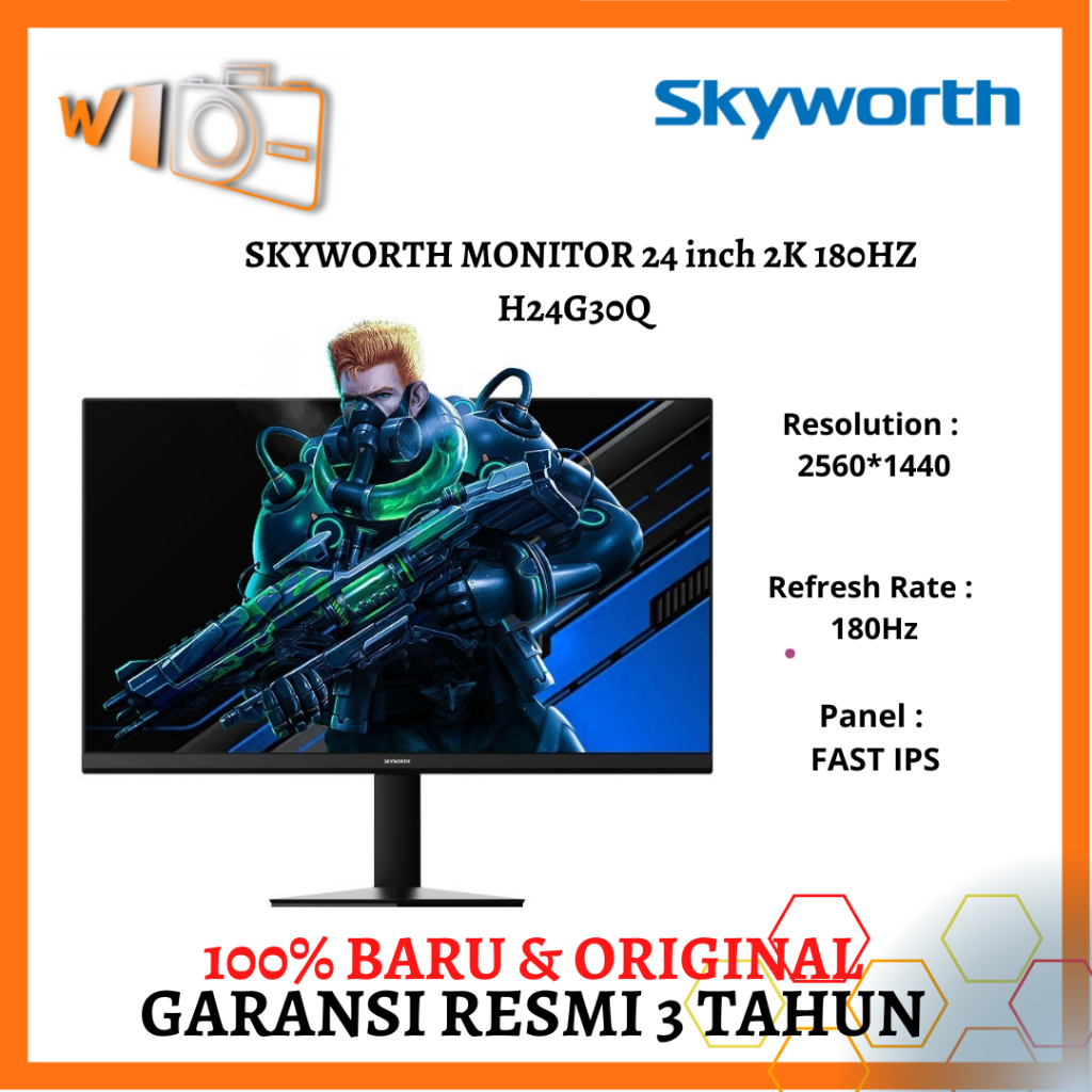 Jual SKYWORTH MONITOR 24 inch 2K 180HZ H24G30Q GARANSI RESMI | Shopee ...
