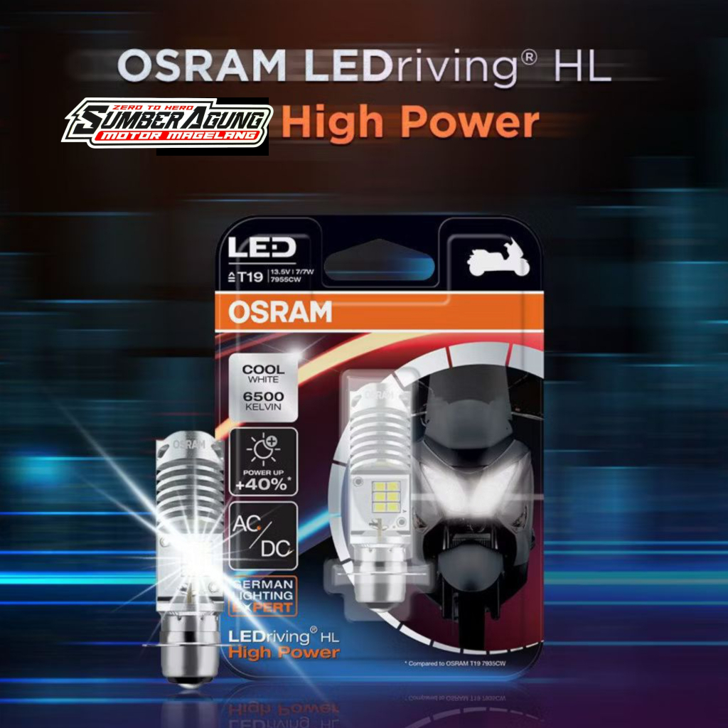 Jual OSRAM LED LAMPU UTAMA MOTOR H6 PUTIH KUNING AC DC PLUG N PLAY VARIAN GENERASI TERBARU 100% ...