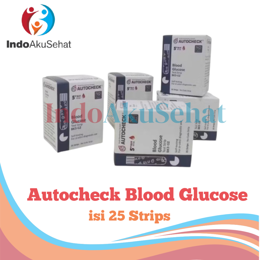 Jual STRIP AUTOCHECK GLUCOSE AUTOCHECK GULA DARAH STRIP REFILL BLOOD ...