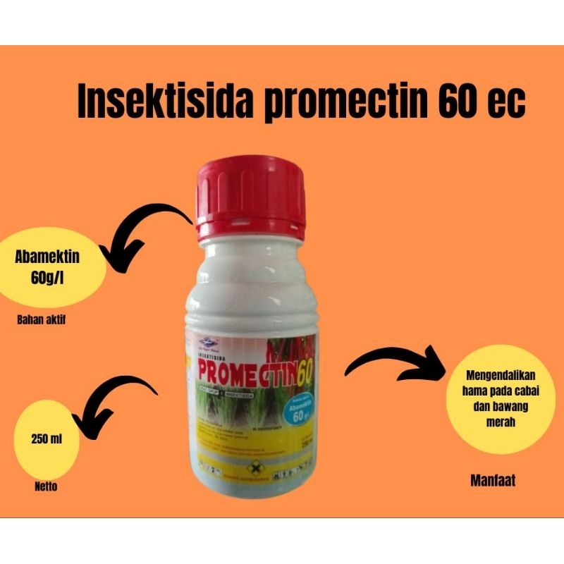 Jual INSEKTISIDA PROMECTIN 250 ML, ABAMEKTIN 60EC | Shopee Indonesia
