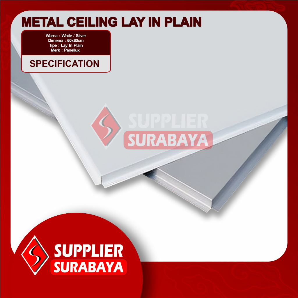 Jual Metal Ceiling Lay-In Plafon Atap Rumah Minimalis | Shopee Indonesia